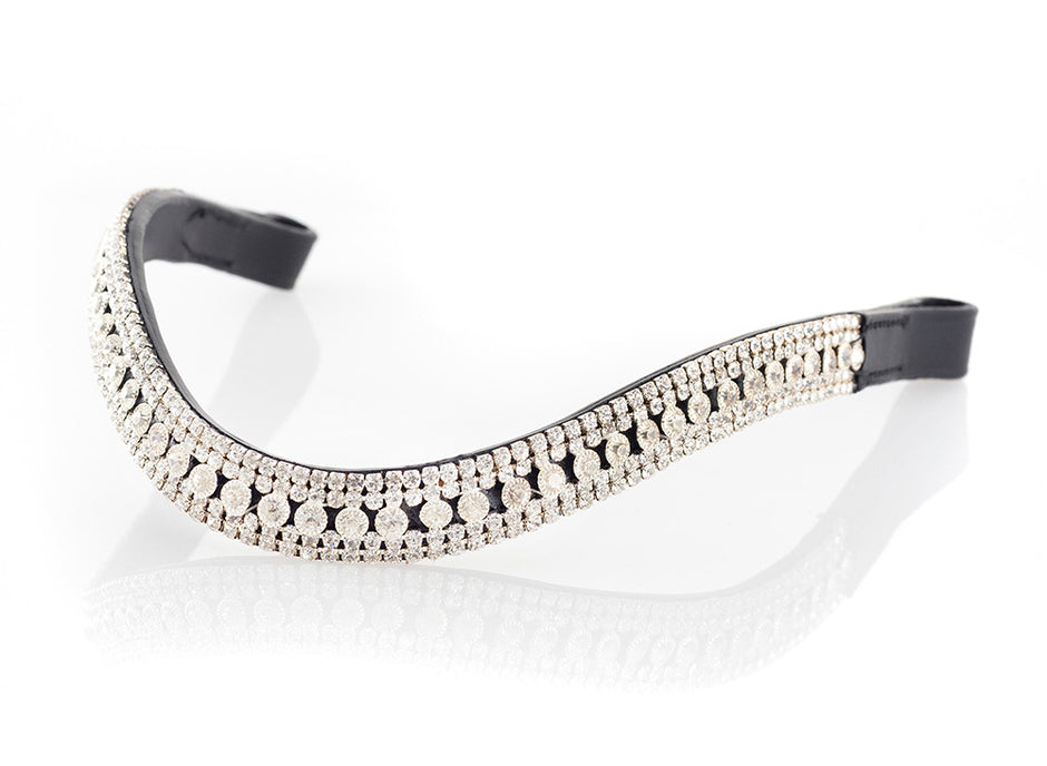Quality Horse Bridle Browbands | Dressage Bling Browbands | Flexible ...